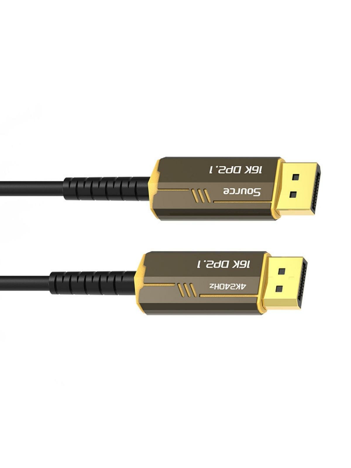 Волоконно-оптический кабель DisplayPort ABS 16K 8K Высокая скорость обновления 54 Гбит/с