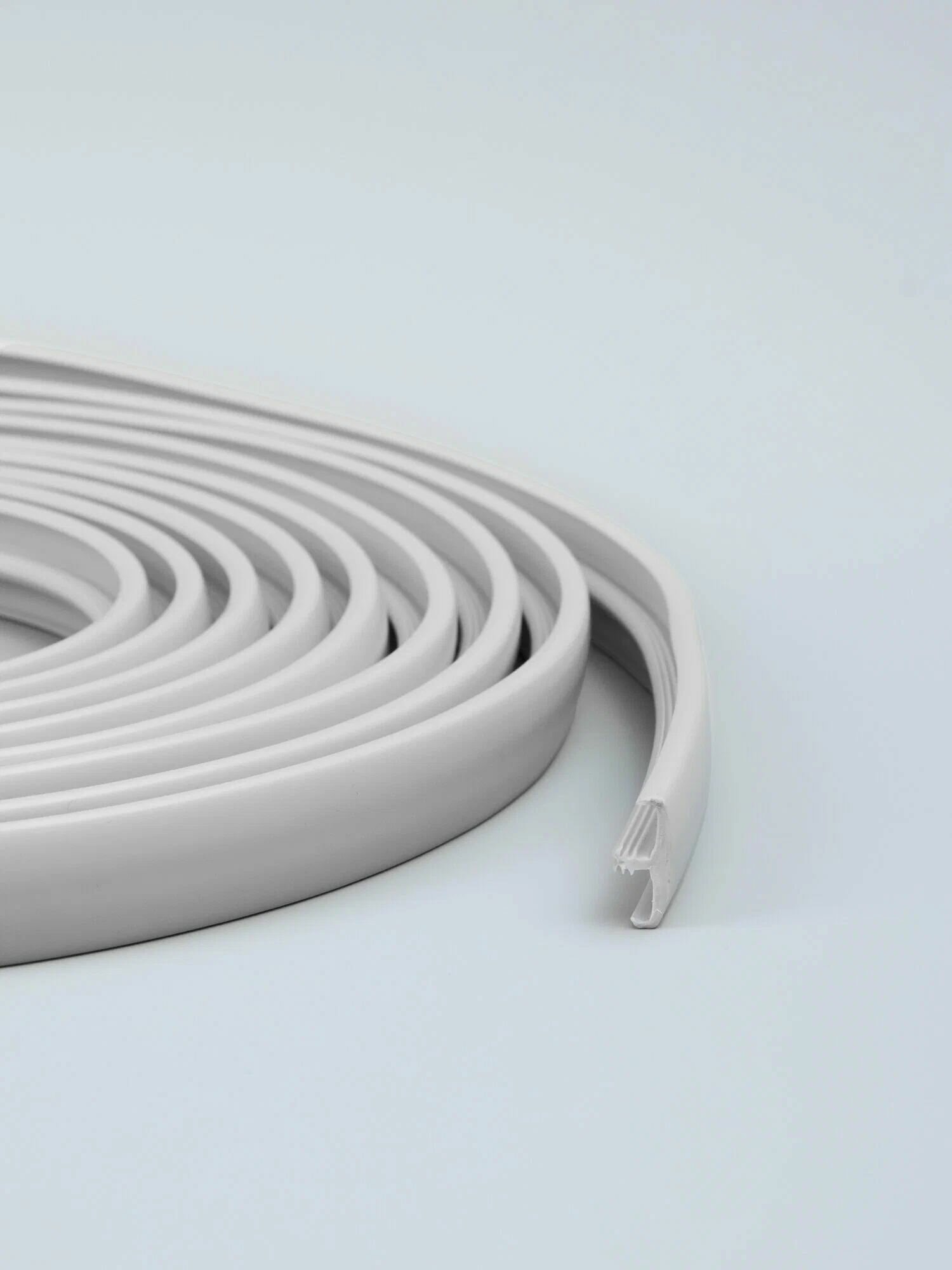 Кант мебельный врезной т-образный для ДСП 16мм ( 3 метра ), серый