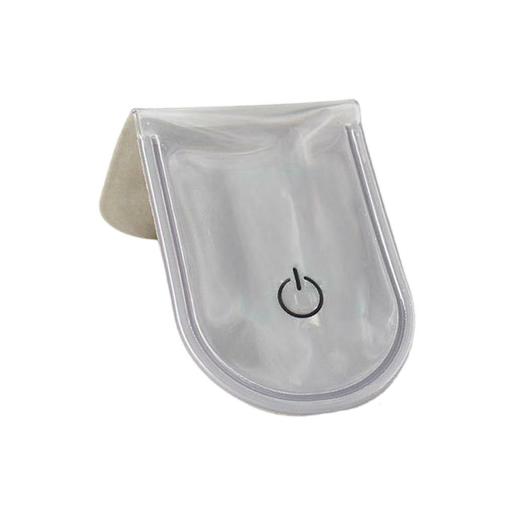 Светодиодный фонарик-клипса с подсветкой для спорта на открытом воздухе, Серебро