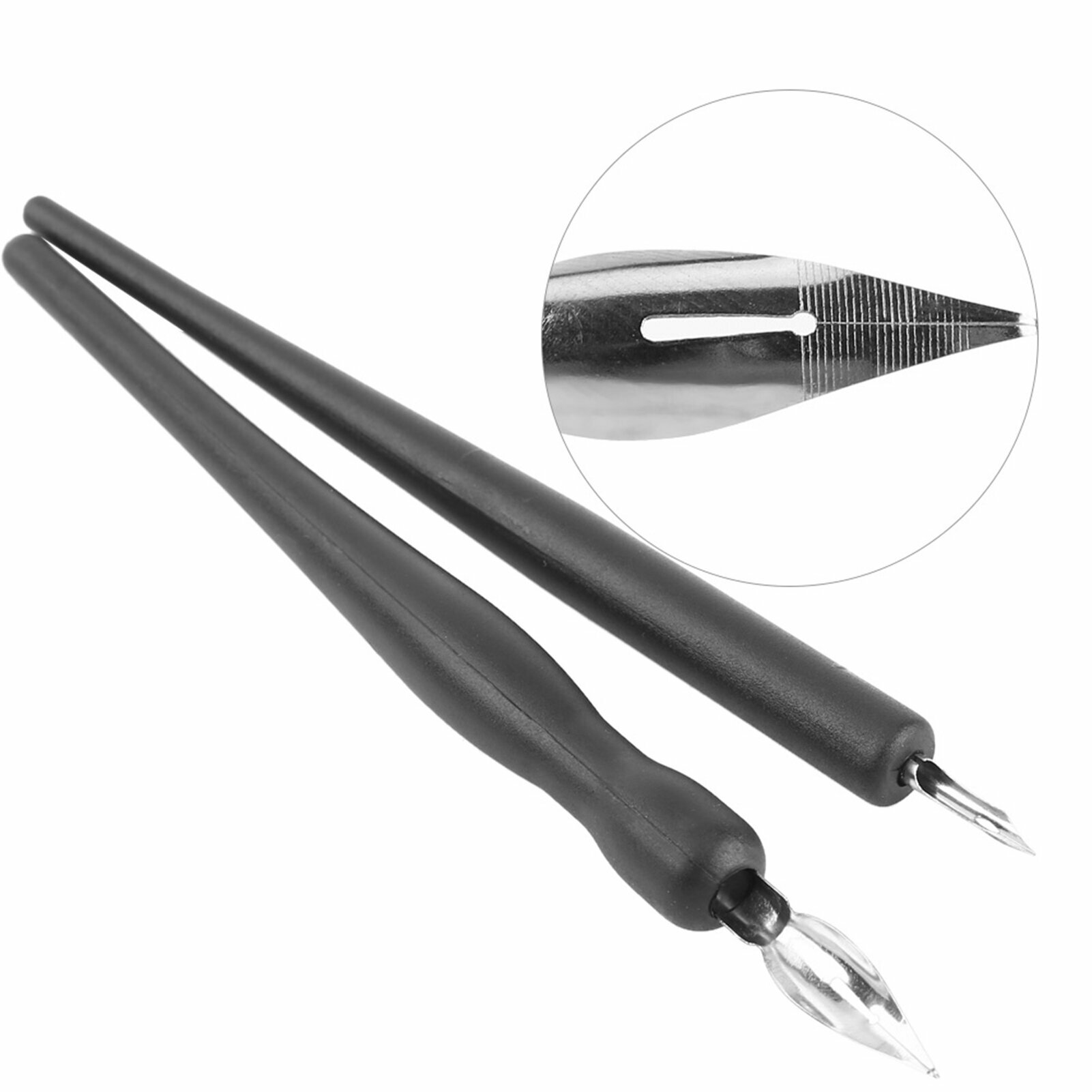 1 набор инструментов для рисования комиксов манга с 2 держателями ручек и 5 перьями