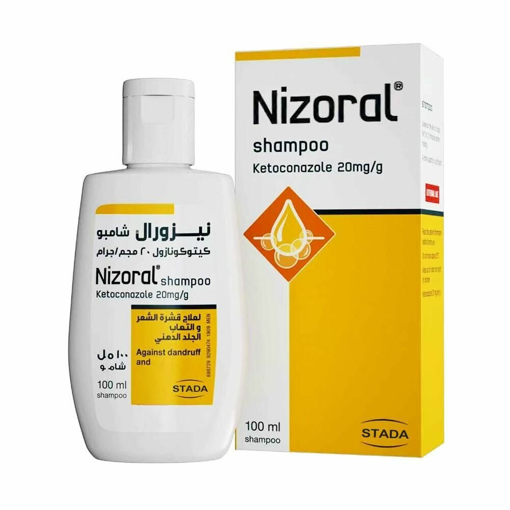 Шампунь против перхоти Nizoral 100 мл, регулирующий выработку кожного сала.