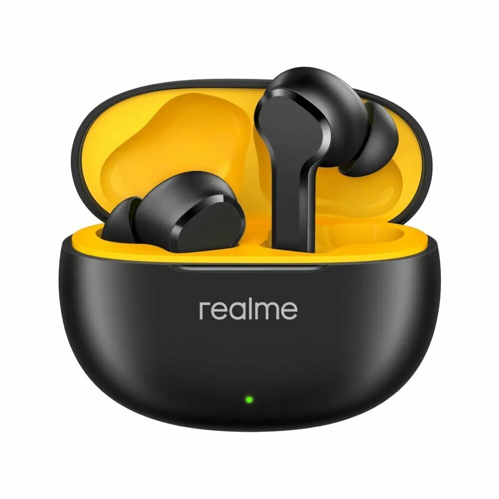Наушники беспроводные с микрофоном realme Buds T100, Bluetooth, USB Type-C, черный