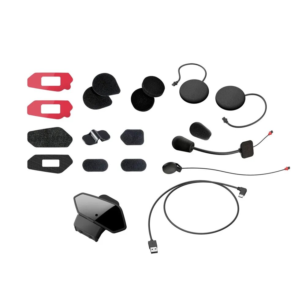 Мотогарнитура для шлема Sena 50R с микрофонами и динамиками Harman Kardon, комплект крепления