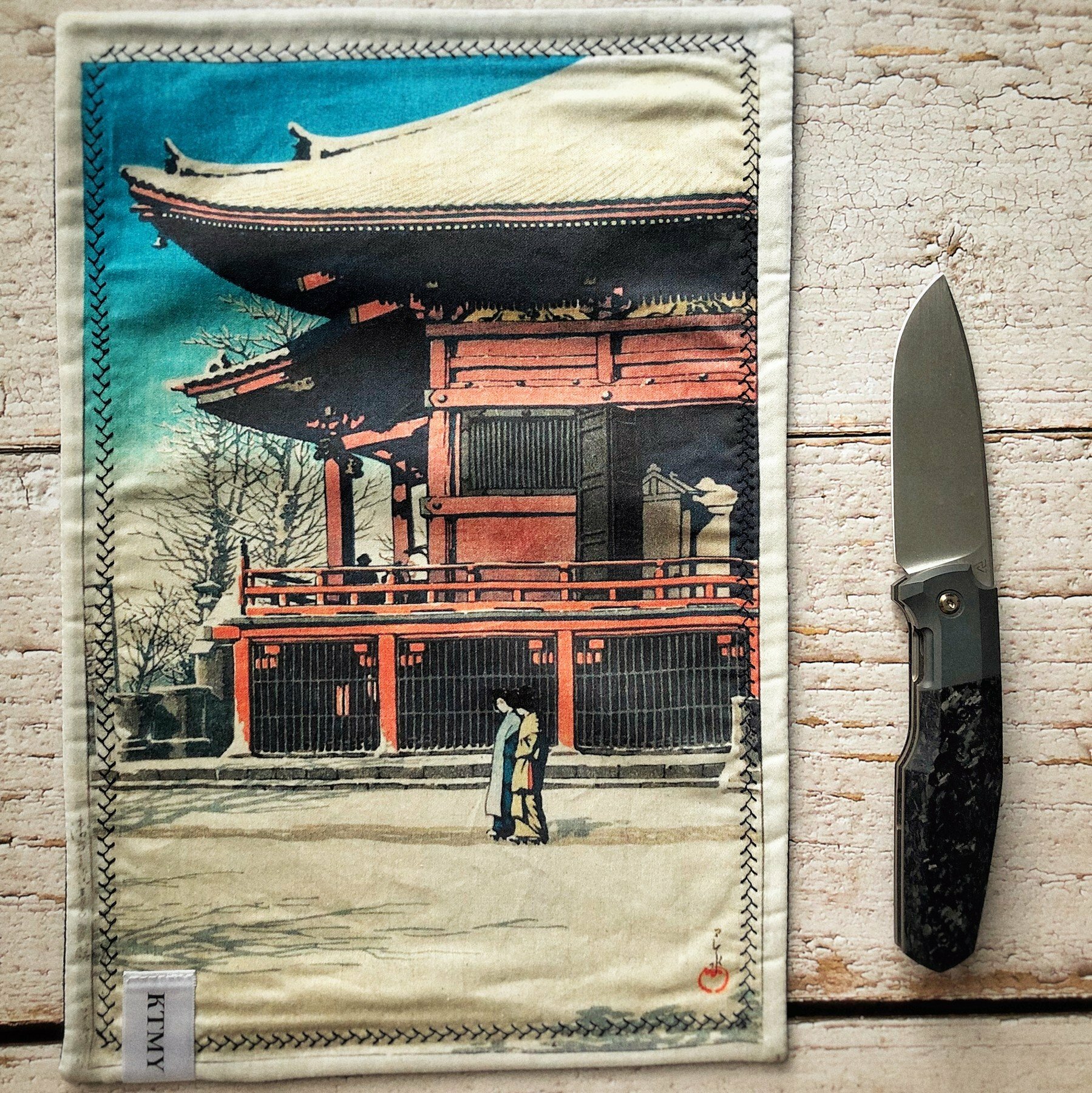 EDC платок / хэнк KTMY Kawase-Kanon 28,5х21