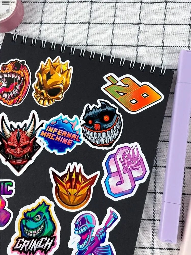 Набор наклеек Standoff 2 30 шт виниловые стикеры герои игр и мультфильмов синего цвета — фото 1