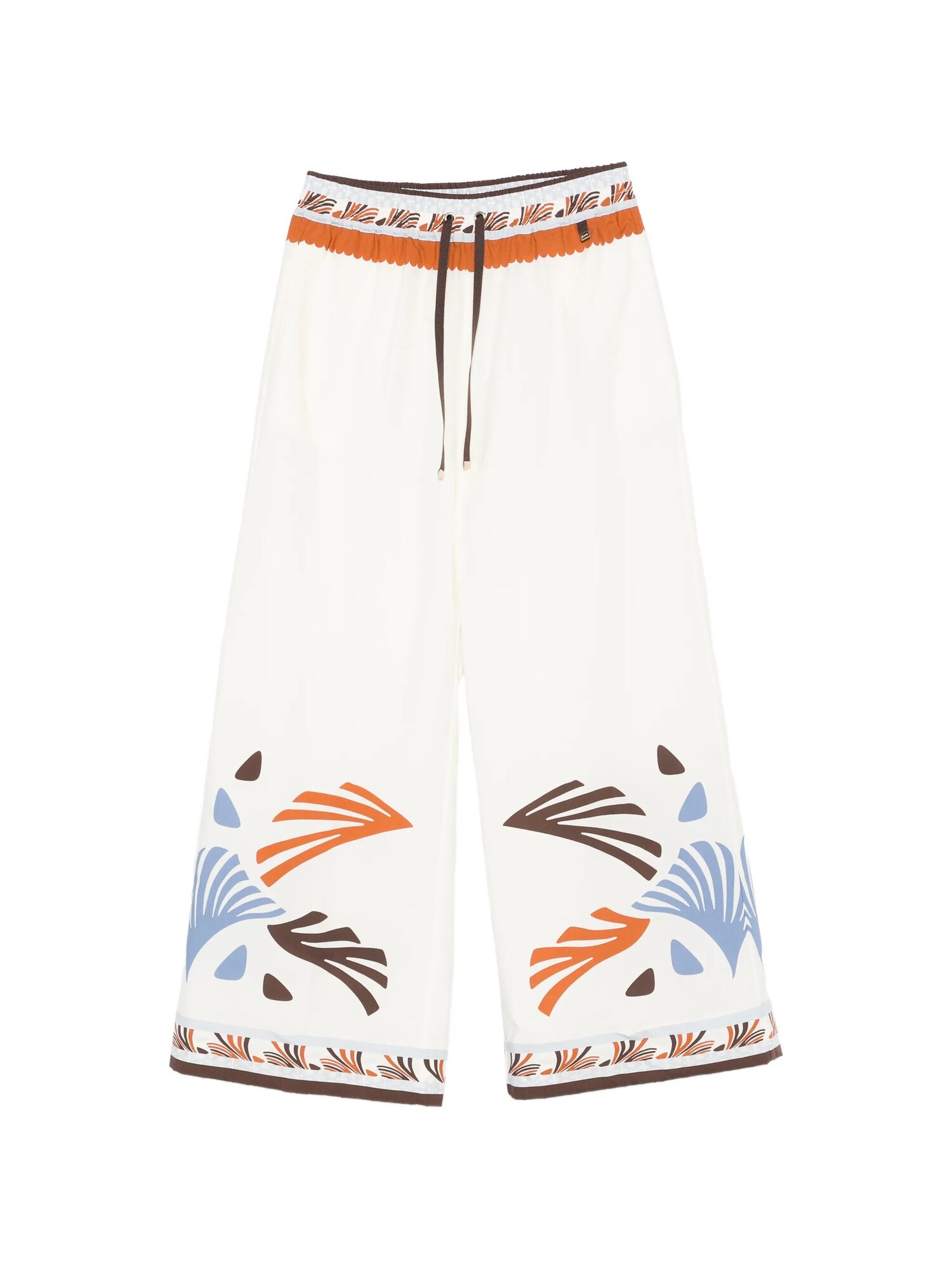 Брюки Printed drawstring trousers