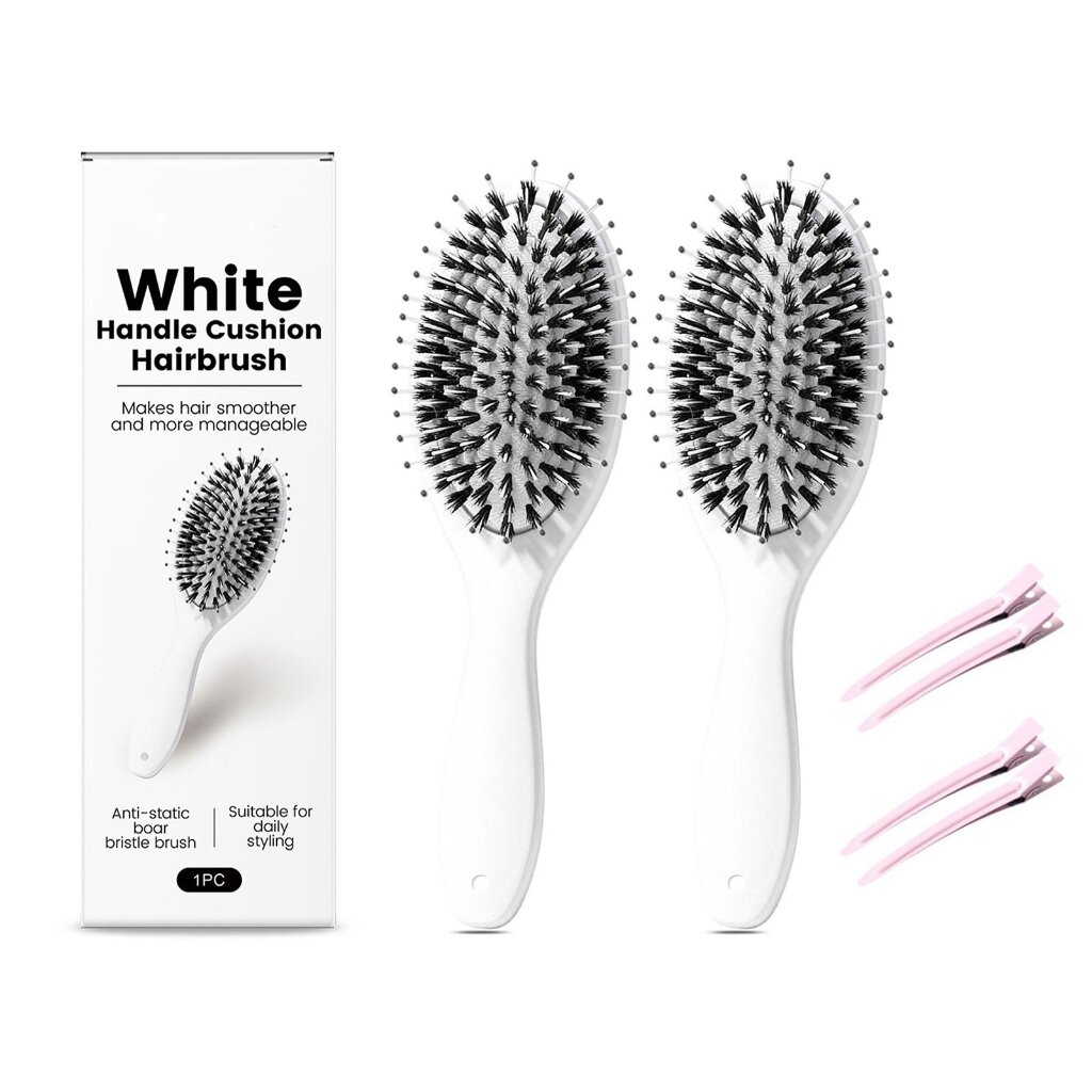 Эргономичная ручка-лопатка-щетка для удобного захвата Пластиковой массажной расчески