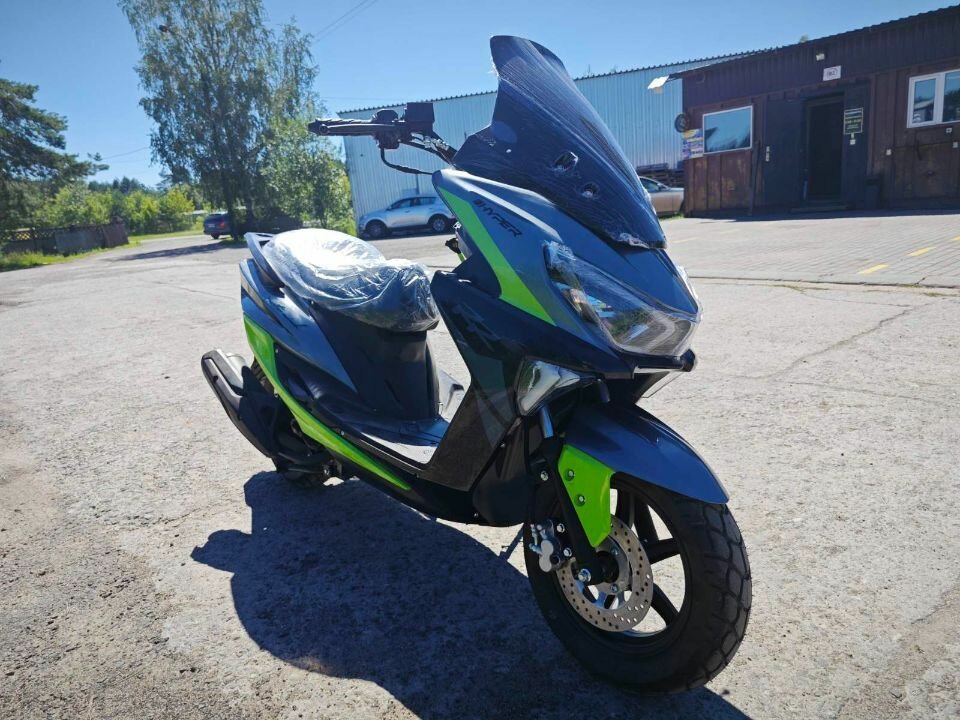 Скутер RACER RC150T-15 HYPER_зел (с ПТС в заводской упаковке)