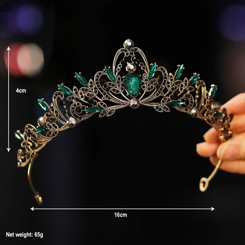 Itacazzo Зеленая диадема Изумрудный, TS-0007-H