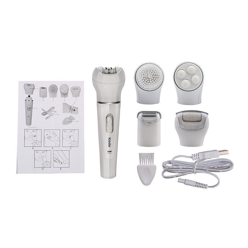 Эпилятор Keda KD-199, для всего тела, USB, многофункциональный
