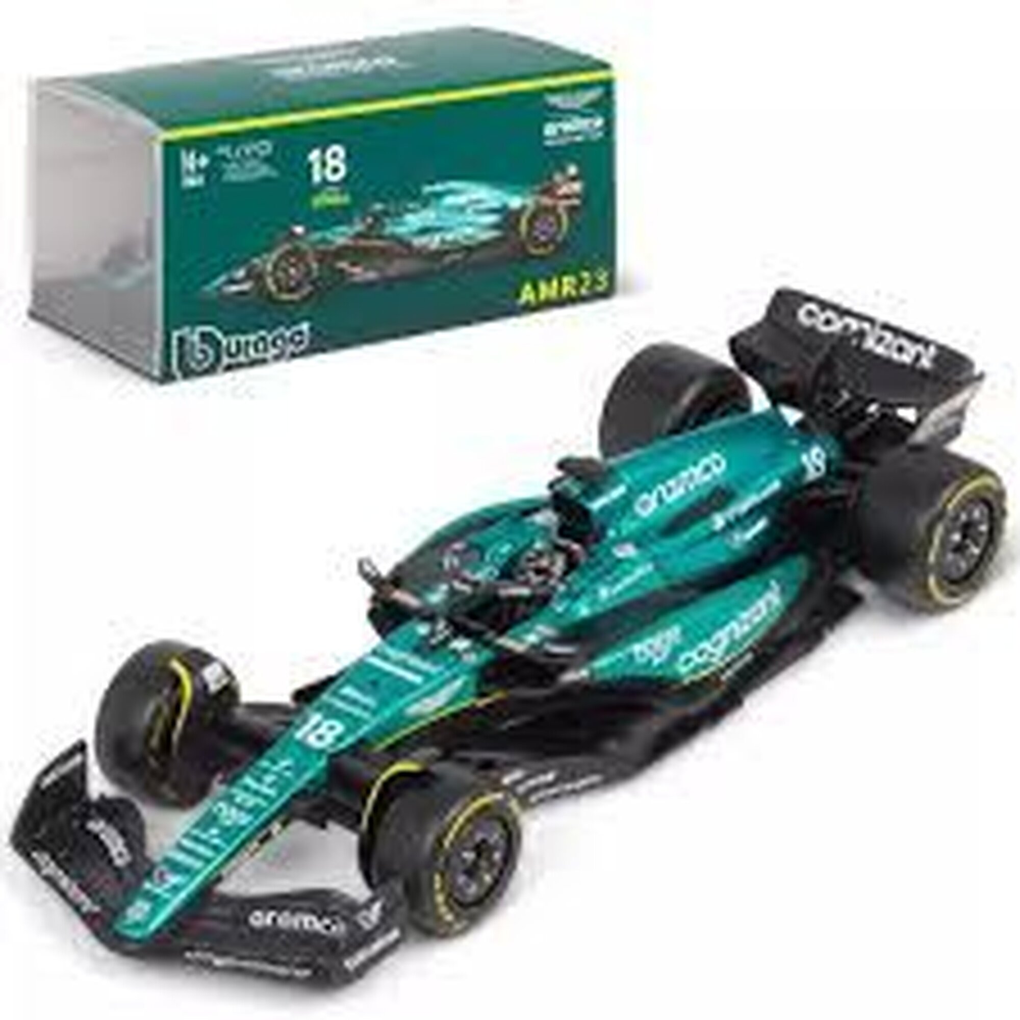 Игрушечный транспорт Bburago- Машинка Aston Martin AMR23, 1:43 - B18-38091S