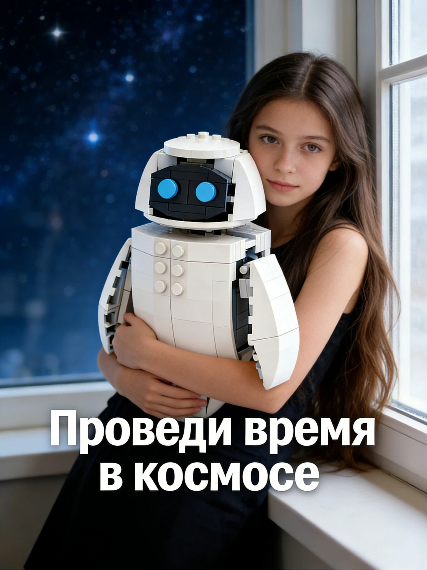 Строительные блоки робот Ева 152 шт.