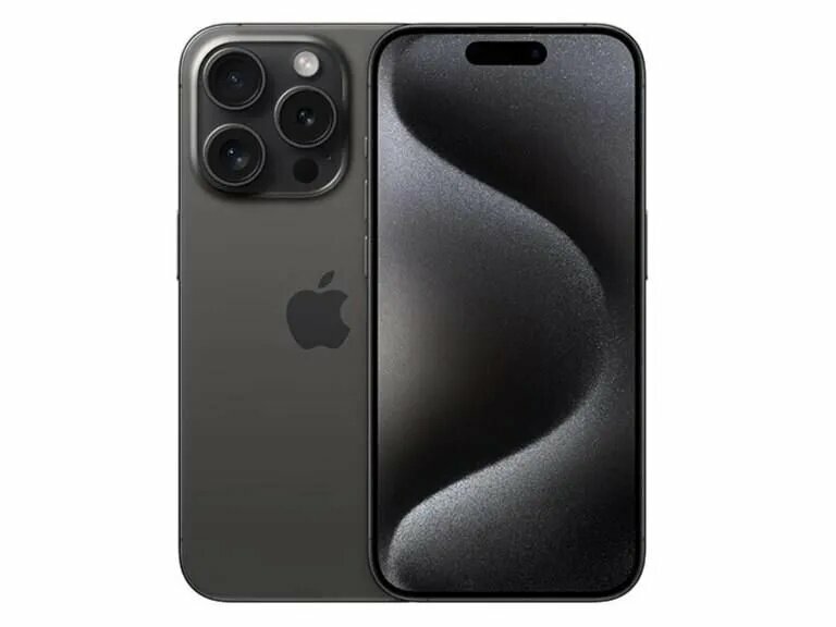 Восстановленный Apple Смартфон iPhone 15 Pro SIM+SIM 8/128 ГБ, черный