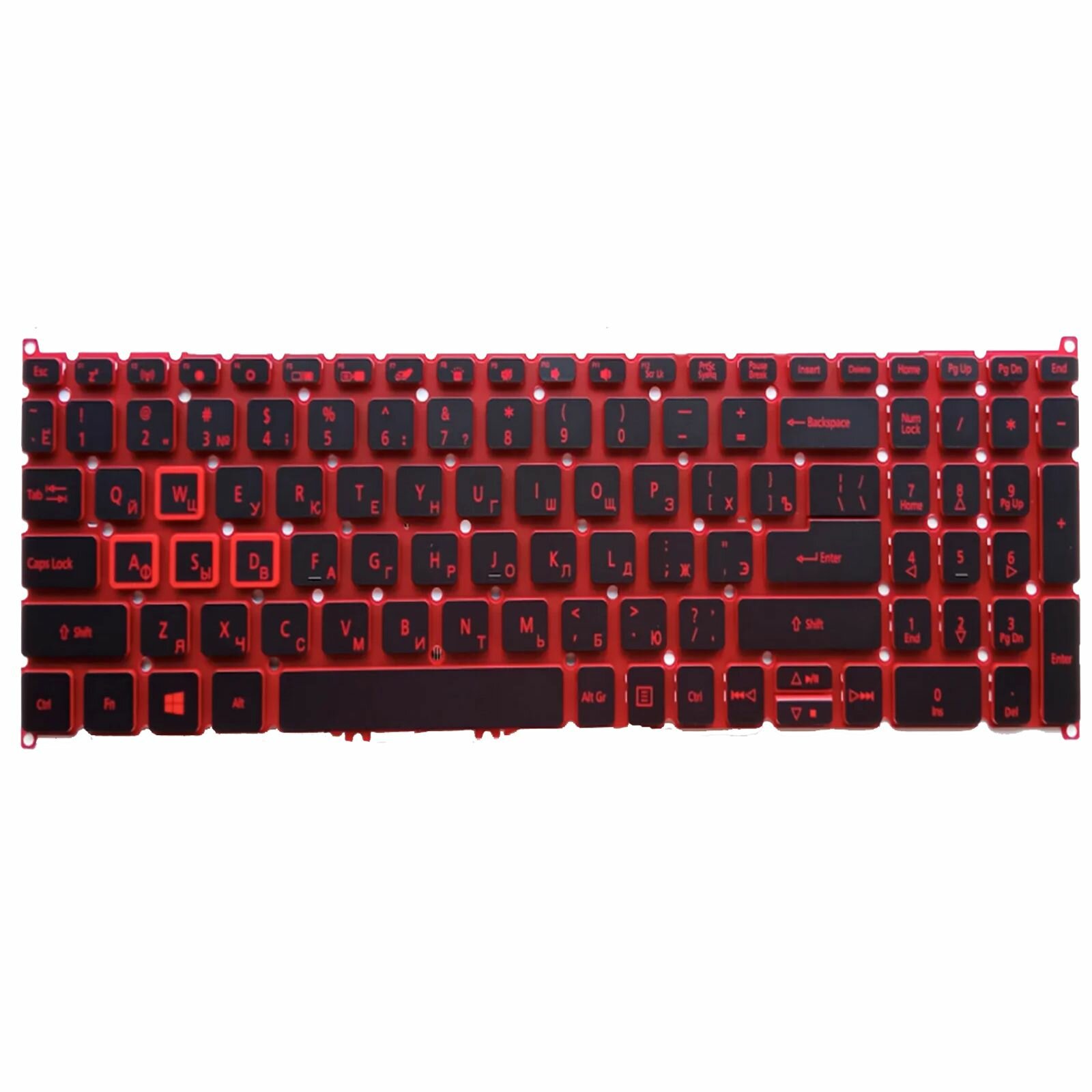 Раскладка RU для клавиатуры ноутбука Acer Nitro 5 spin NP515-51 N17W1 NP515-51-80X SP515-51N клавиатура ноутбука