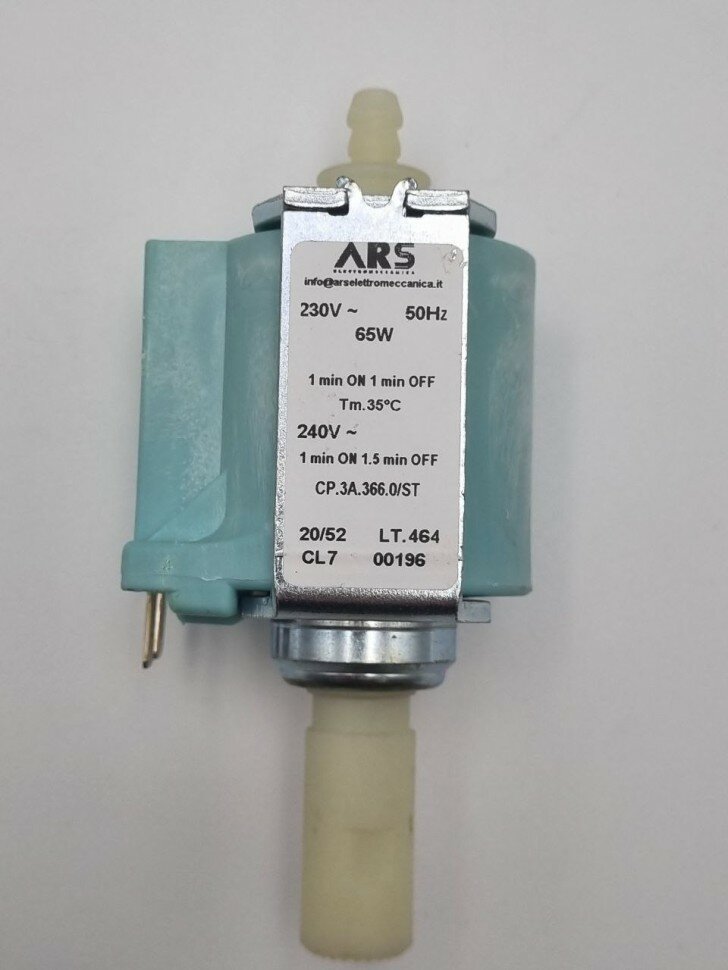 Вибрационный насос ULKA (ARS CL10, CP3A/ST) 65W, 230V, 1/1.5 min, T35°C штуцер-пластик Q303