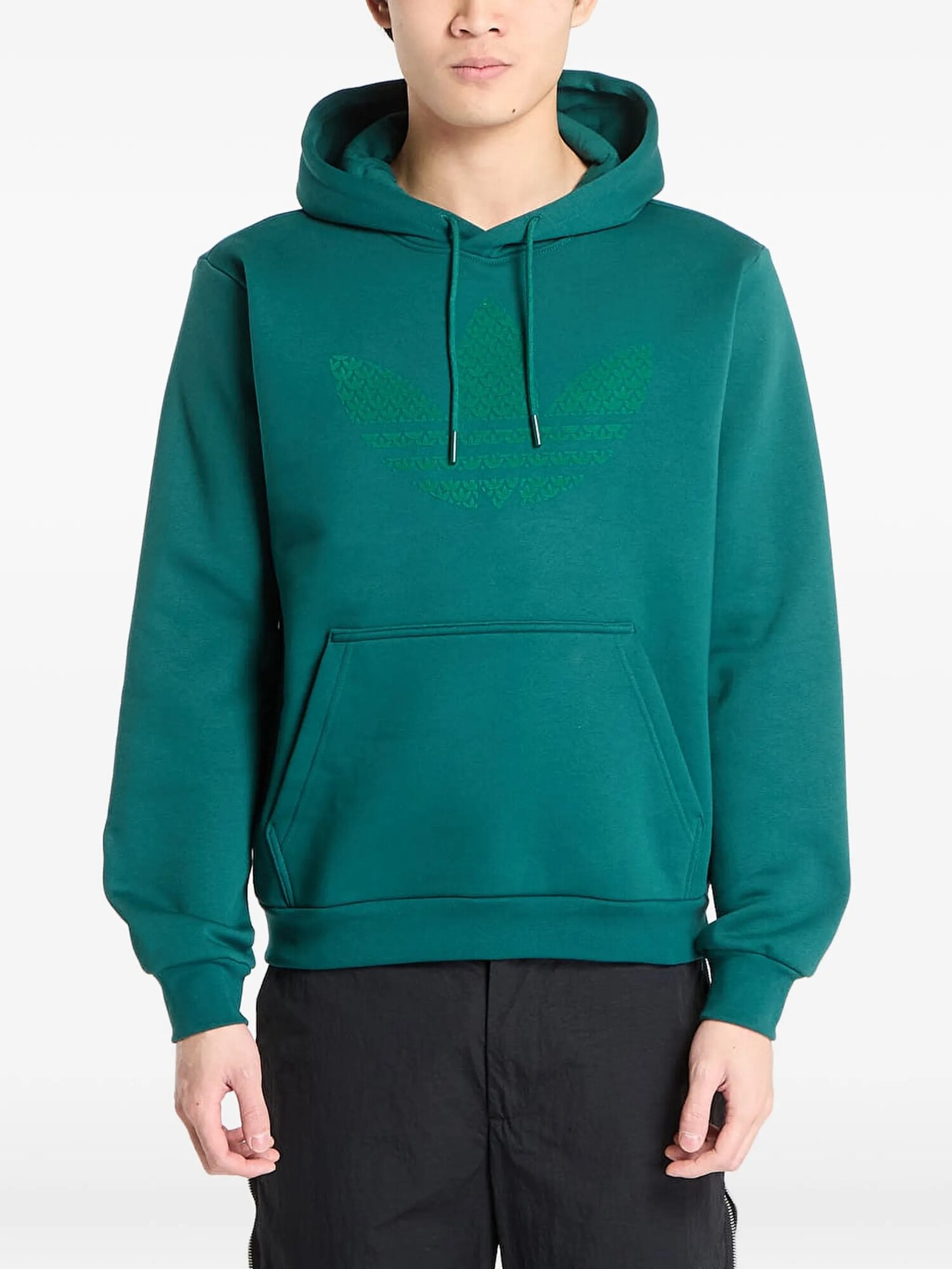 Худи adidas, размер M, , зеленый,