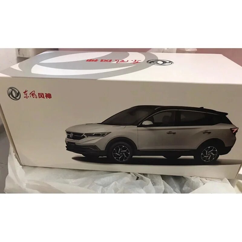 WELLY 1:18 Dongfeng Fengshen AX7 2020 металлическая модель автомобиля