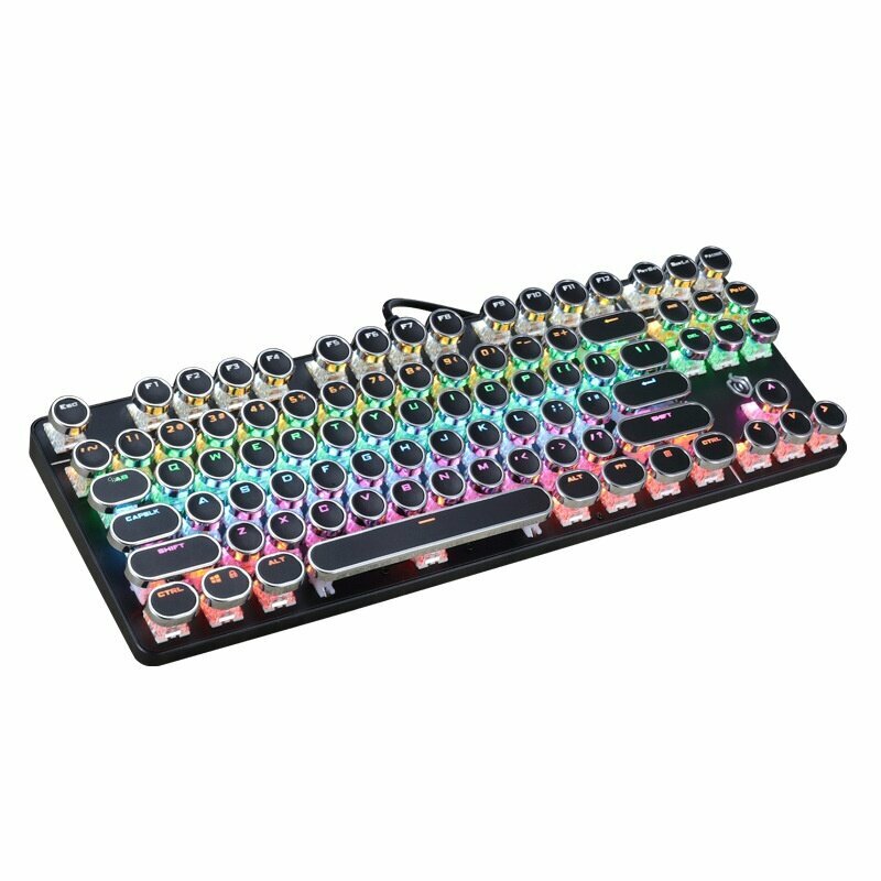 Механическая клавиатура Void Warship 919 87 клавиш синий переключатель проводная USB RGB подсветка для игр ABS