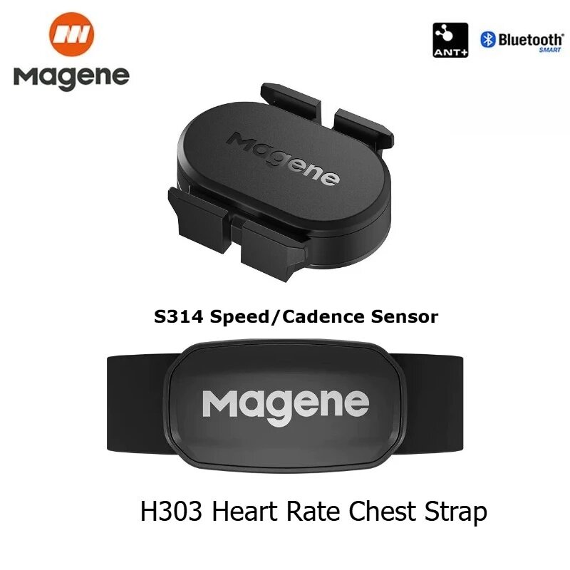 Magene S314 Датчик скорости и каденции черный S314 1pc H303