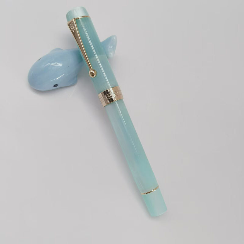 Ручка-перо Jinhao Century 100 для письма и каллиграфии, мятно-зеленая, классическая, лимитированная серия 2025 года, перо Century Soybean.