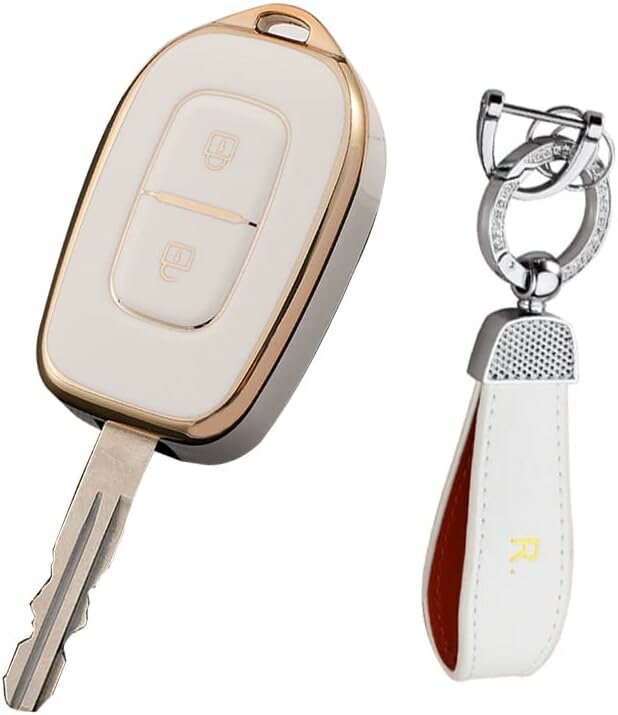 Мягкий чехол-брелок из ТПУ с брелками для Renault Duster Kwid Dacia Sandero Master Megane Logan, чехол для ключей с 2