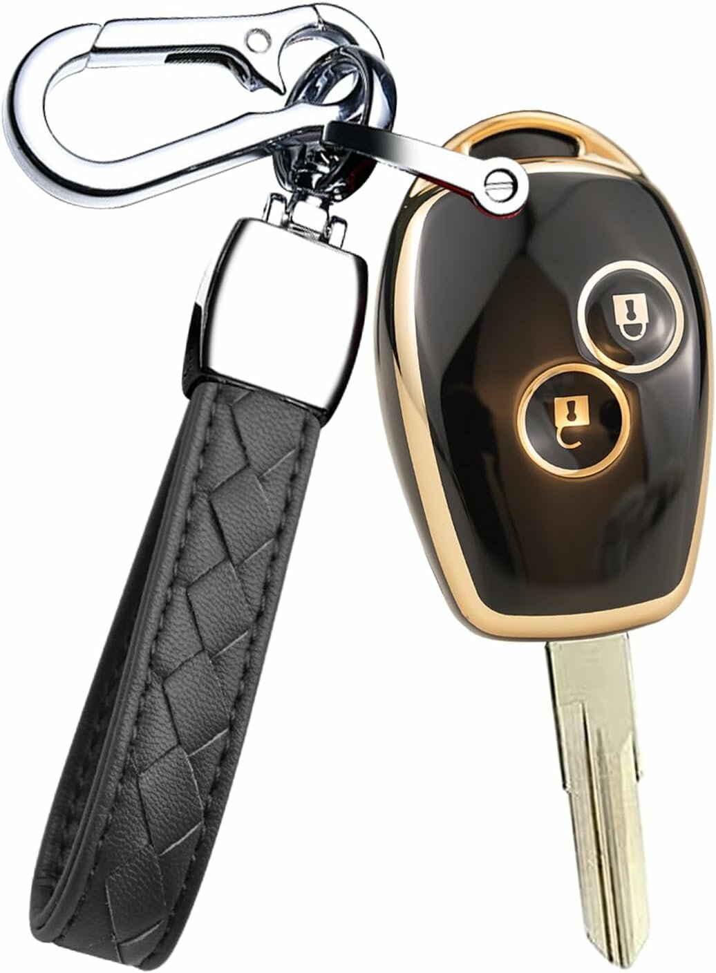 Чехол для ключей с 2 кнопками для Renault Megane Duster Modus Espace Laguna Logan для Dacia Sandero Fluence Clio Kango