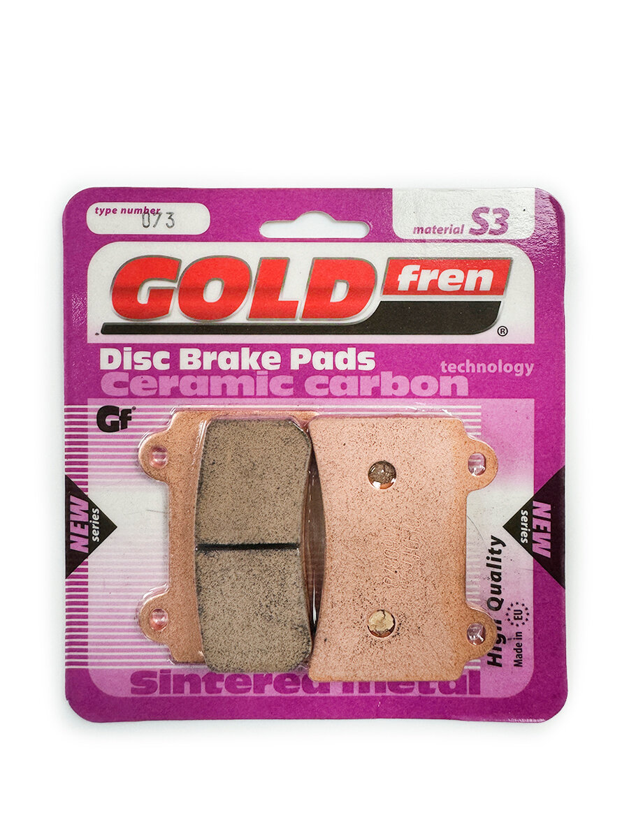 Колодки тормозные GOLDfren 073 S3 кросс TRW MCB559, MCB584, SBS 590, 613, EBC FA 123, Ferodo FDB 449