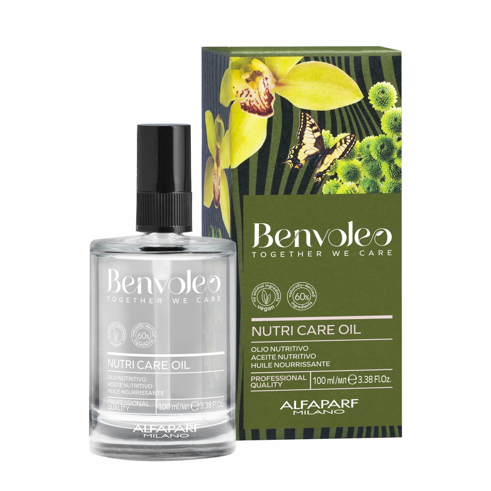 Масло для питания волос BENVOLEO NUTRI CARE OIL (100 мл)