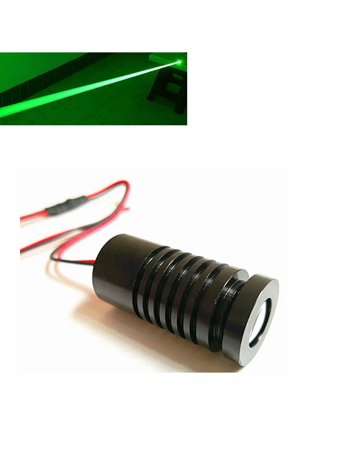 Лазерный модуль с лазерной головкой с толстым лучом 532 нм 50 мВт