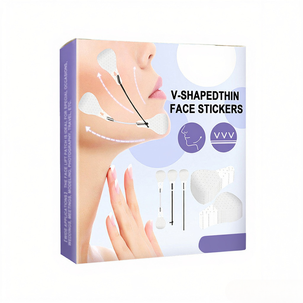 Face Lift Tape Invisible, 40Pcs Invisible Face Lifting Sticker, Waterproof Face Lift Tapes and Bands, Instant Face Lifter Tape для скрытия морщин на лице и подбородка, подъем подвесной кожи
