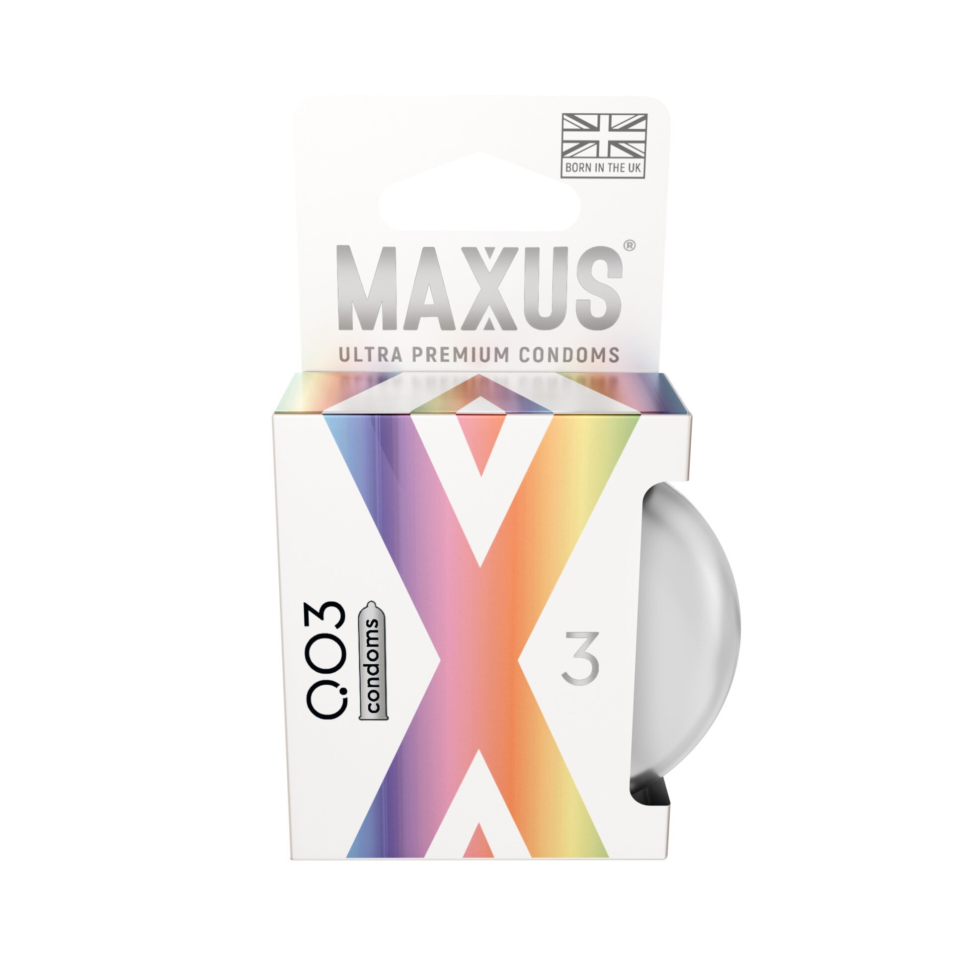 Экстремально тонкие презервативы в железном кейсе MAXUS Extreme Thin - 3 шт.