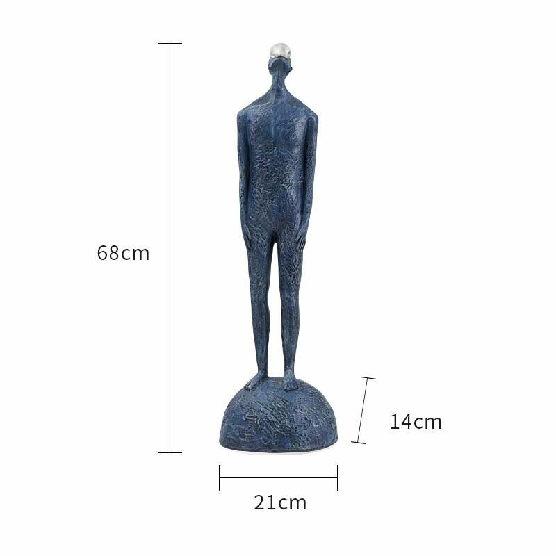 Скандинавская фигурная скульптура, креативный декоративный элемент, абстрактное искусство, портретное украшение для демонстрационных залов, гостиных и декора прихожей.