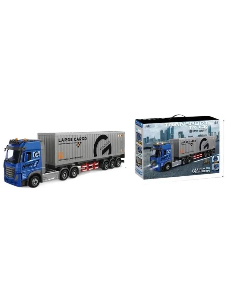 Игрушка-контейнер-транспортер двухэтажного типа, большая модель грузовика