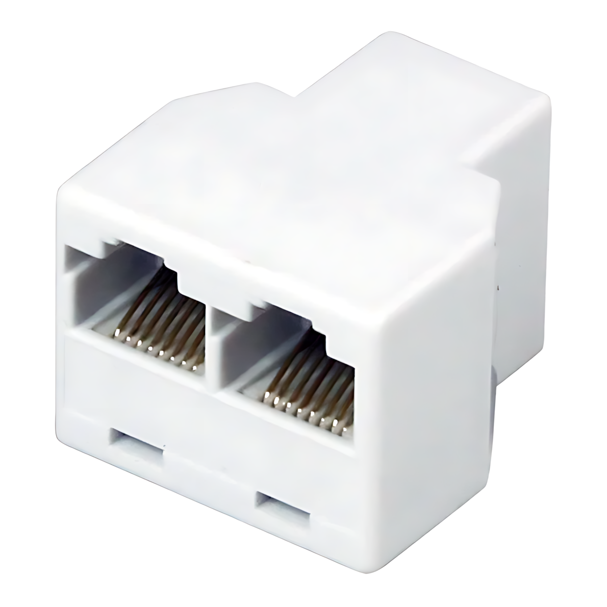 Переходник сетевой LAN, гнездо 8Р8С (RJ-45) - 2 гнезда 8Р8С (RJ-45) REXANT