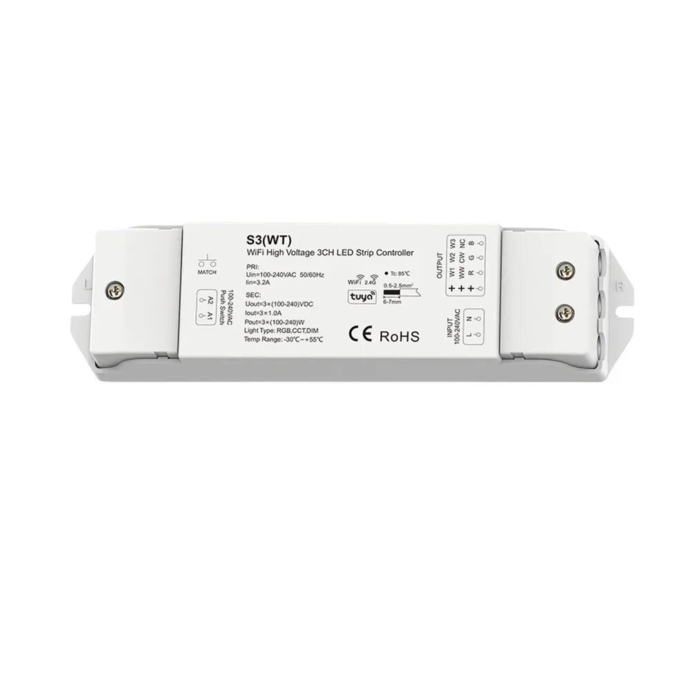 RGB-контроллер HCSOYES S3(WT) для светодиодной ленты