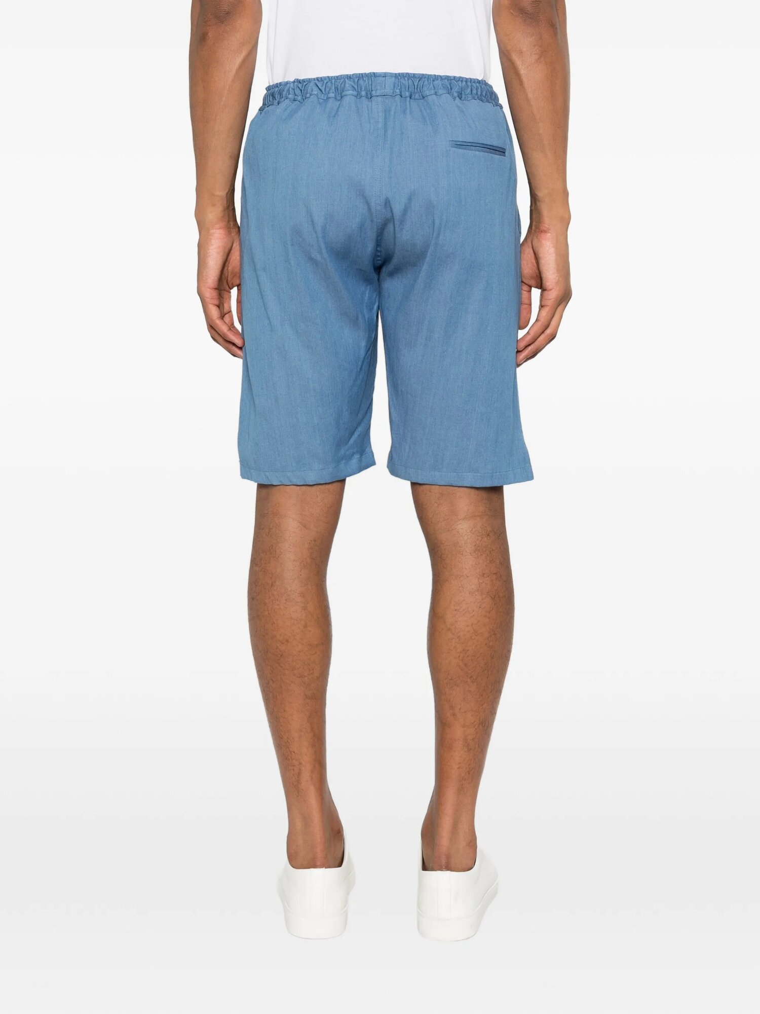 Шорты Kiton Drawstring shorts, размер 56, синий — фото 1