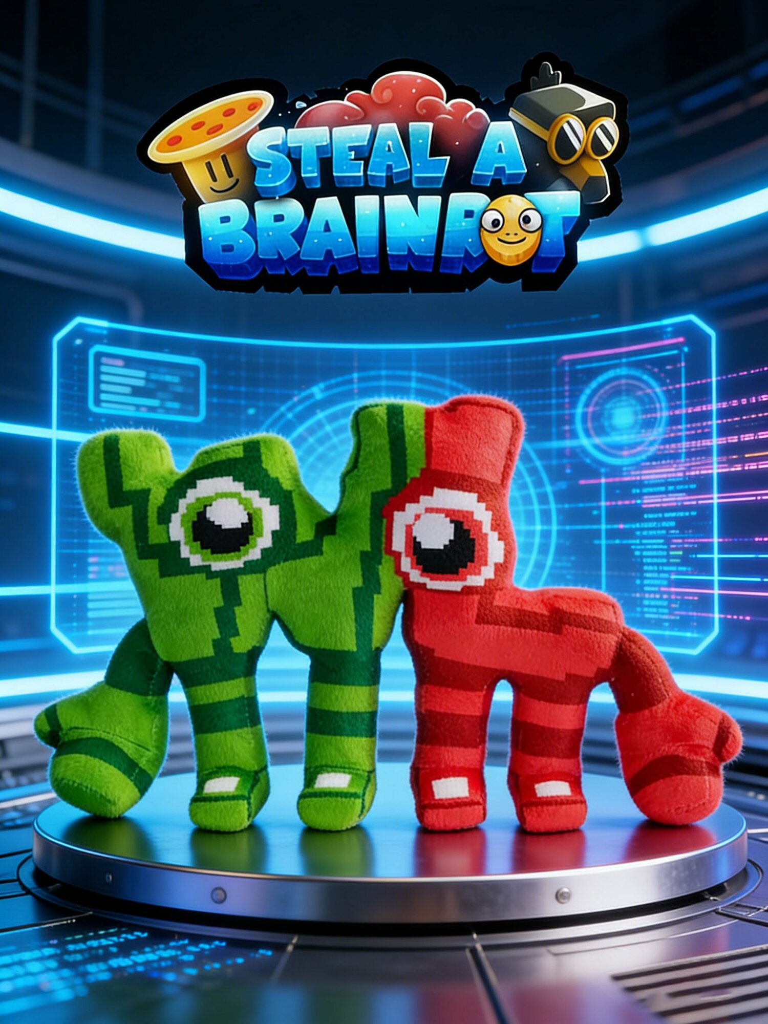 Плюшевые игрушки Steal a Brainrot