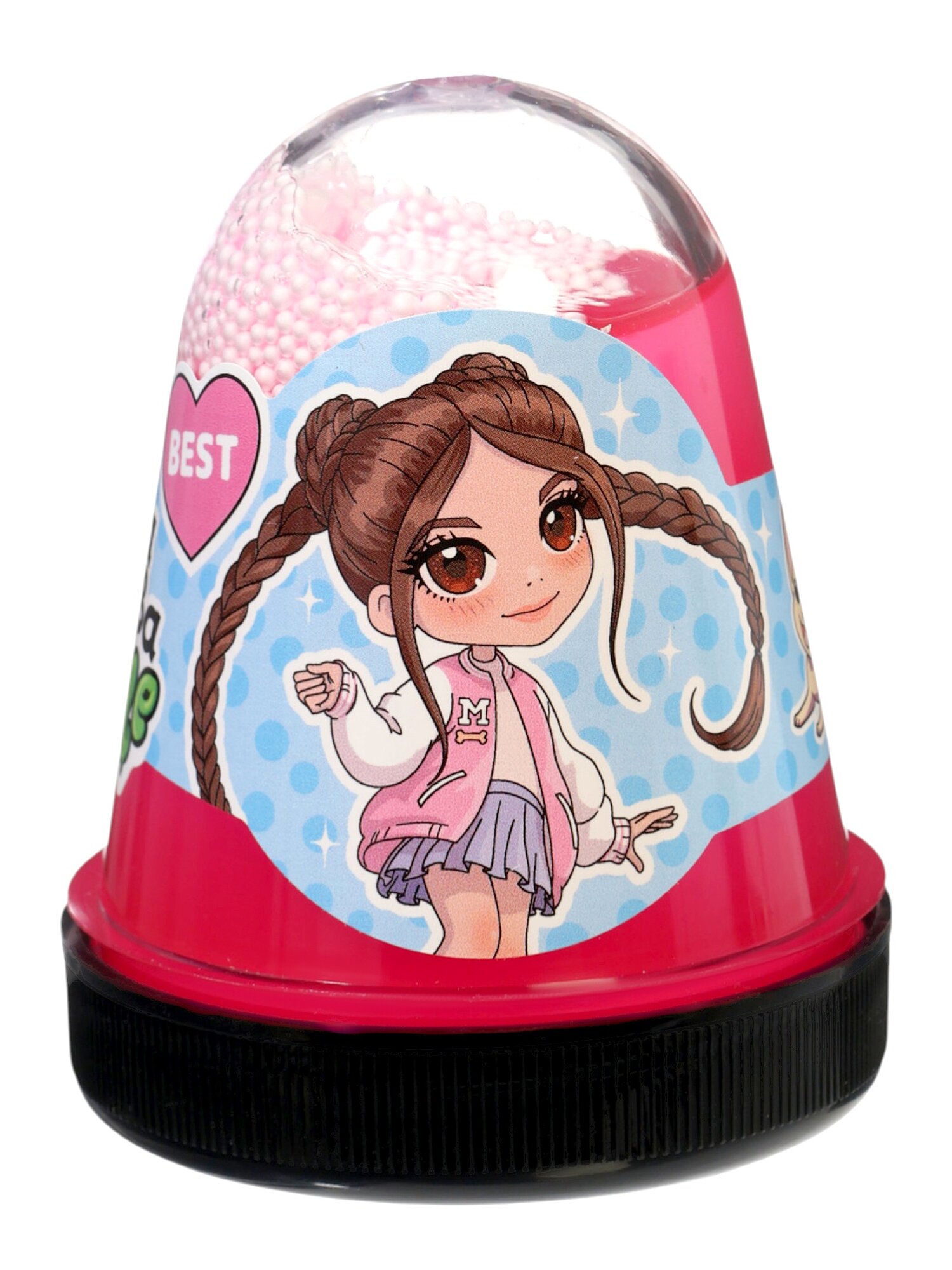 Слайм «Милана Хаметова», розовый, капсула, 130 г