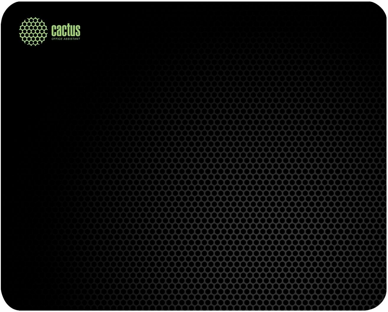 Коврик для мыши CACTUS Black Mesh черный, 250х200х3 мм (CS-MPC-D02S)