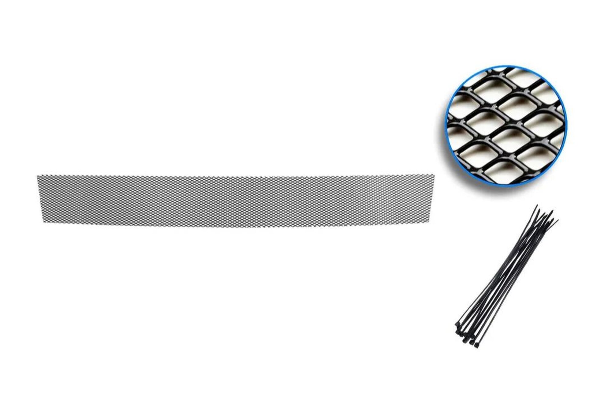 Защитная сетка радиатора для RENAULT LAGUNA 2007-2011 (III), лифтбек, низ, (кроме авто 2.0), 1шт