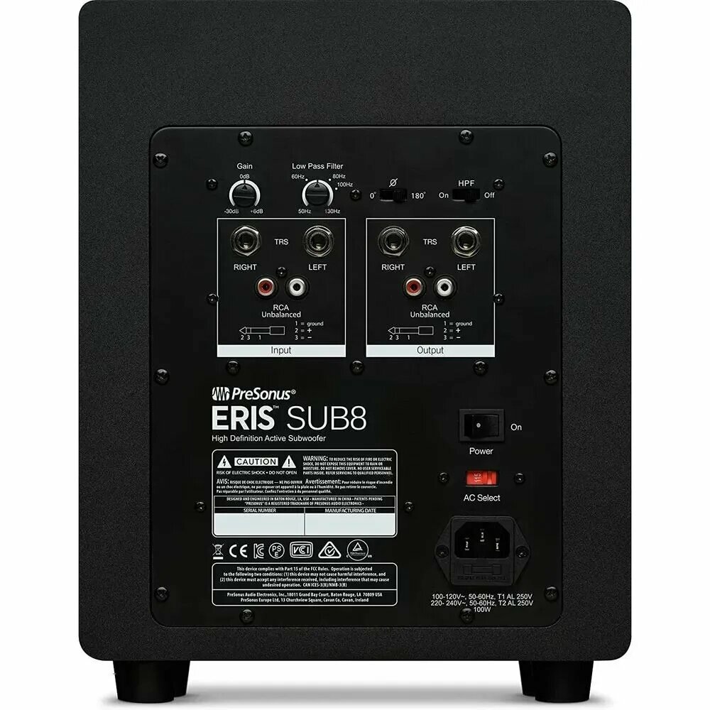 Студийный сабвуфер PreSonus Eris Sub8 — фото 1