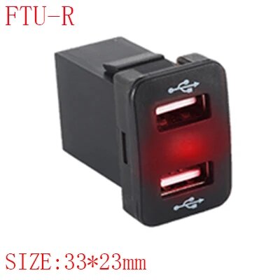 12 В Mini Usb Автомобильное зарядное устройство цифровой вольтметр дисплей 5 В 4,2 а двойное идеальное автомобильное зарядное устройство USB с кабелем специально для Toyota