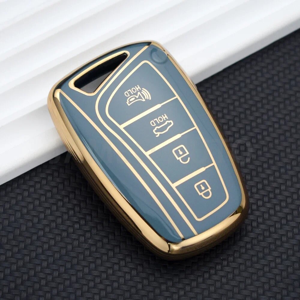 Чехол для ключа Hyundai Gold Line Grey