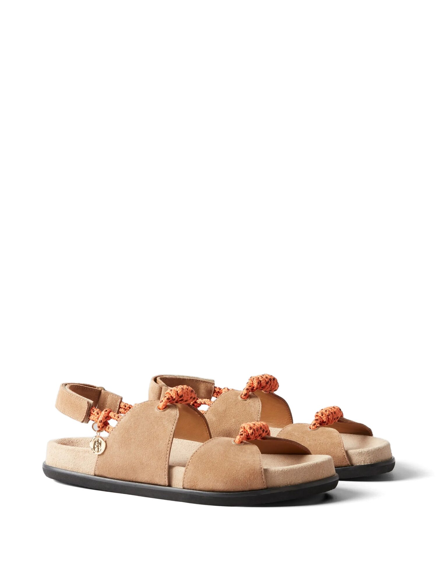 Босоножки CLAUDIE PIERLOT Braided charm sandals, размер 38, разноцветный — фото 1