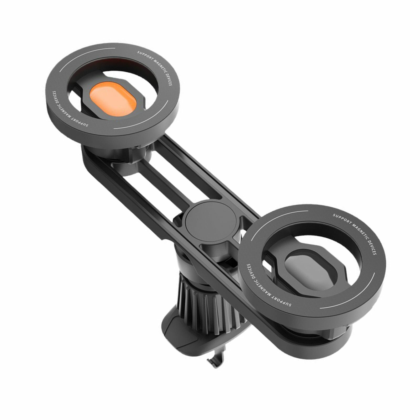 Универсальный магнитный держатель для телефона на автомобильный дефлектор двух смартфонов сильное удержание