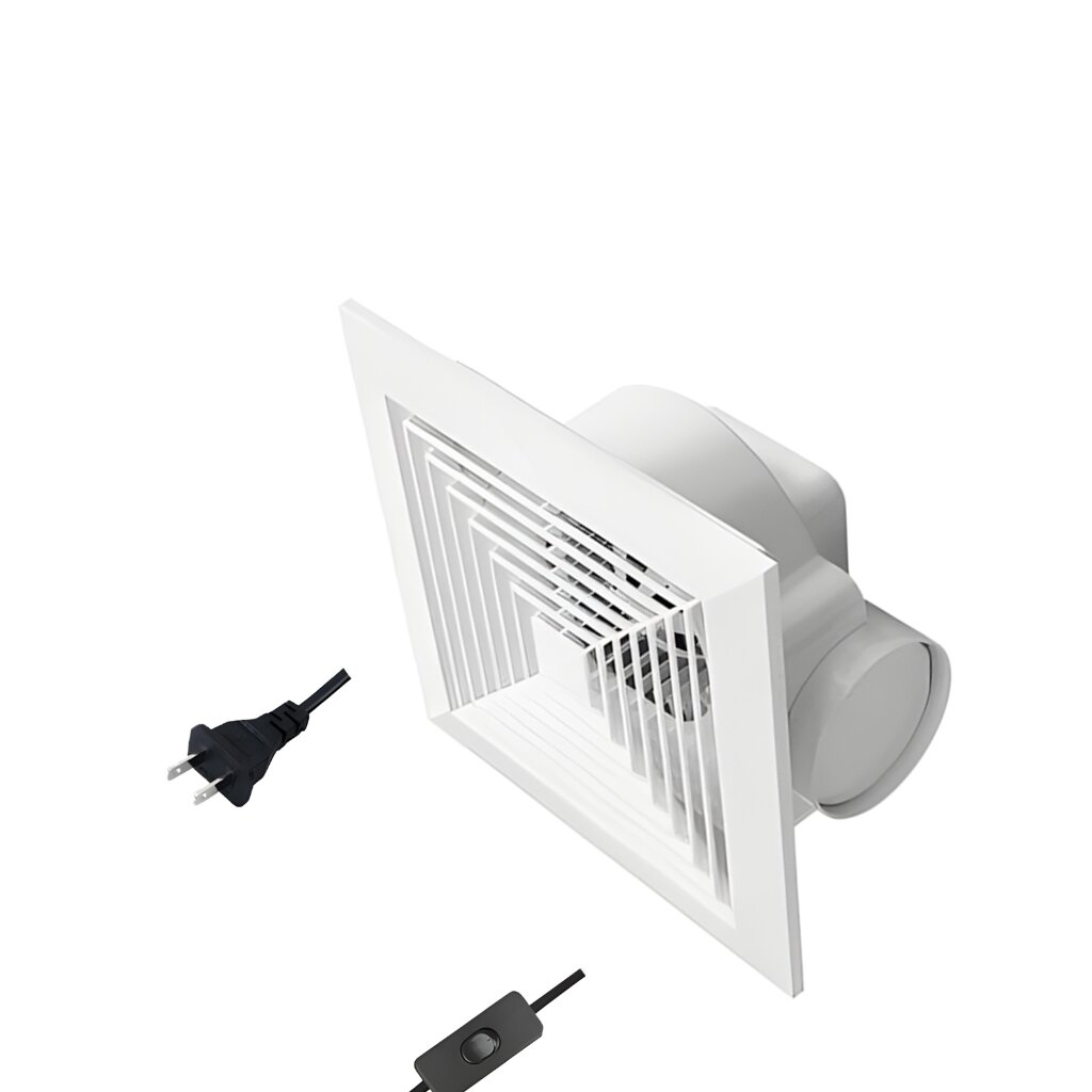 Конструкция ABS Система вентиляции ванной комнаты производительностью 150 м3/ч