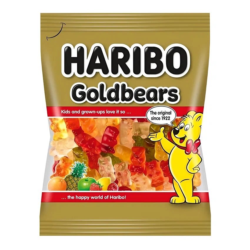 Мармелад фигурный HARIBO GOLDBAREN (Испания) Золотые Мишки 100г