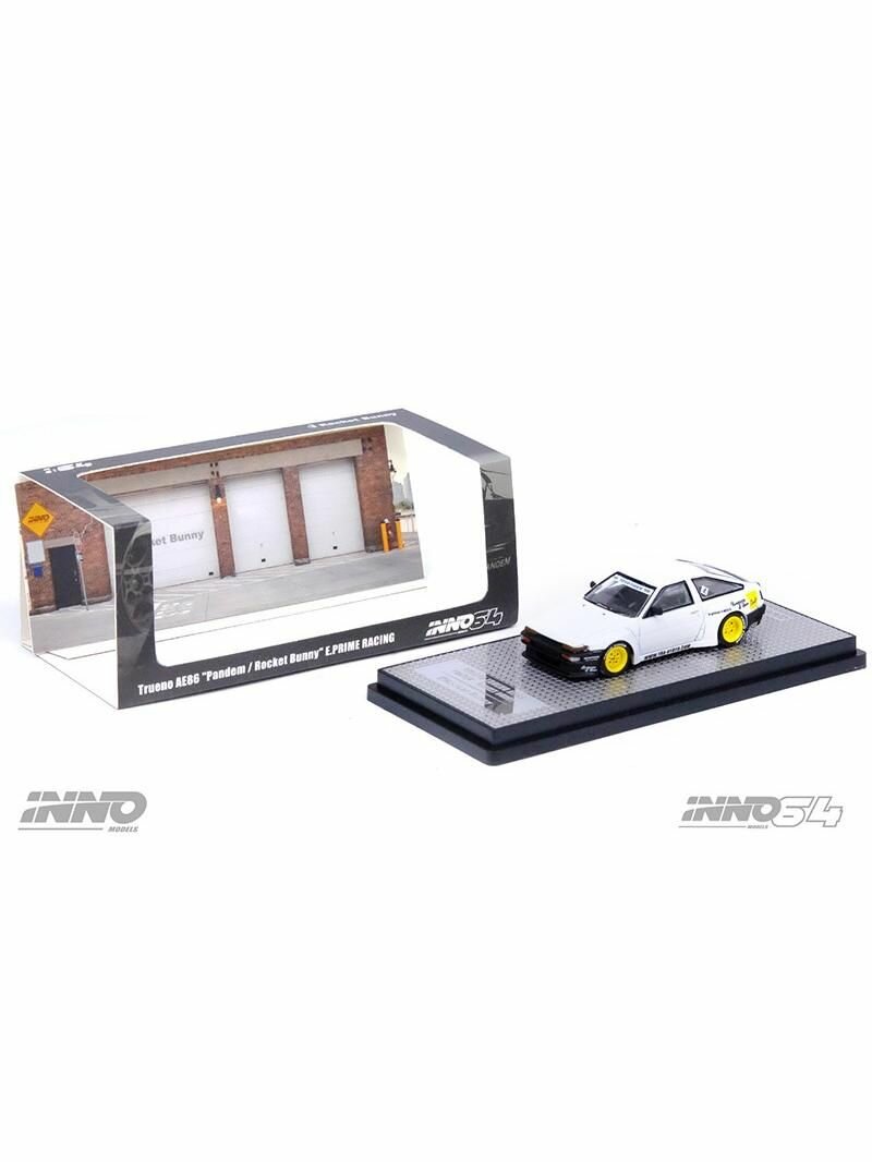 МашинкаINNO 1/64 Toyota AE86 COROLLA TRUENO PANDEM Die-cast Alloy Car Model Collection Gift
