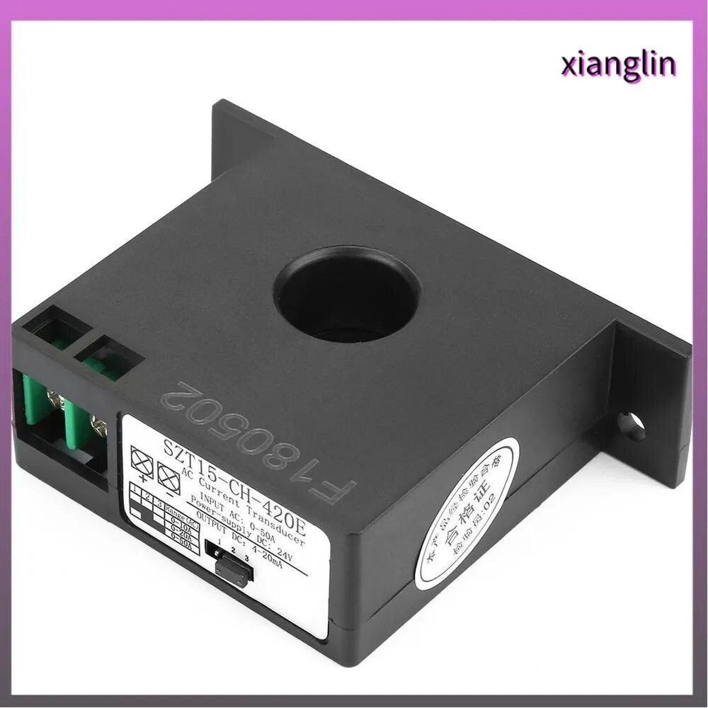 Датчик тока SZT15-CH-420E AC Current Transducer 0-50A DC 4-20mA 24V