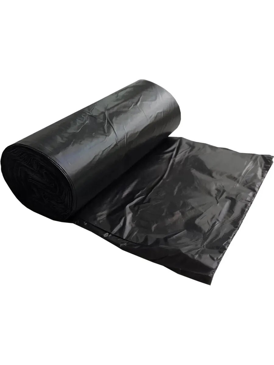 Прочные мешки для мусора 240л, черные, 10 шт
